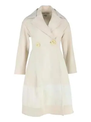 Fendi Double-breasted Coat - Neutrals