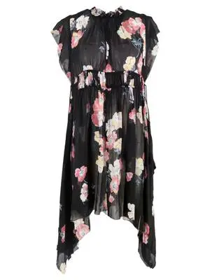 Ulla Johnson Luisa Floral-print Midi Dress - Black