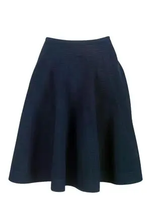 Alaïa Flared A-line Mini Skirt - Blue
