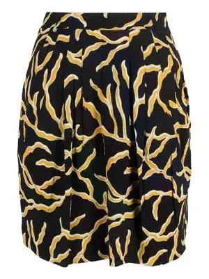 Ba&sh Clemy Printed Mini Skirt - Black