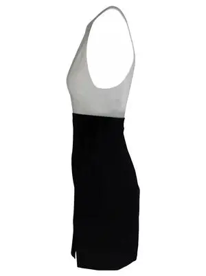 David Koma Sleeveless V-neck Mini Dress - Black