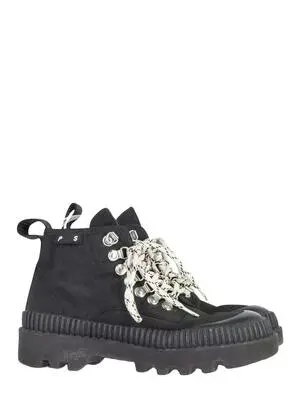 Proenza Schouler Lug-sole Lace-up Boots - Black