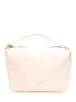 Patrizia Pepe Large Leather Shoulder Bag - Neutrals