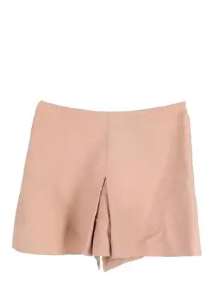LANVIN Flat-front Shorts - Neutrals