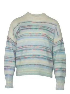 ISABEL MARANT VINTAGE Stripe Knit Top - Neutrals