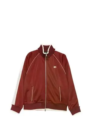 WALES BONNER Logo Stripe Jersey Track Jacket - Red