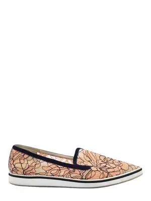 NICHOLAS KIRKWOOD Alona Lace-detail Pointed Toe Loafers - Neutrals