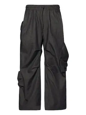 VIVIENNE WESTWOOD Achilles Cotton And Linen-blend Cargo Trousers - Navy
