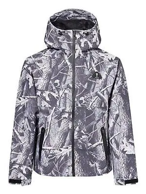 Trapstar Irongate All Terrain Hooded Woven Jacket - Grey Print