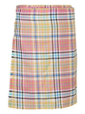 VIVIENNE WESTWOOD Tartan Wrap-round Wool Kilt - Multi