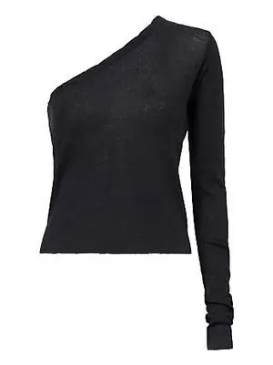 Rick Owens Ziggy Asymmetric Top Black
