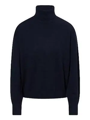 TWP Cashmere Knitted Turtleneck Jumper - Midnight
