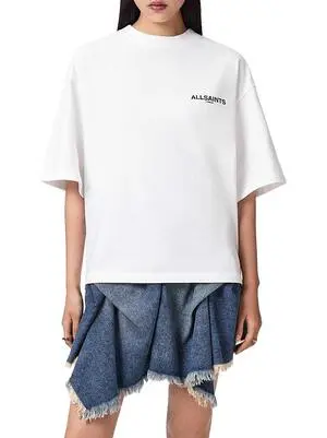 ALLSAINTS Halis Amelie Graphic Tee - Optic White