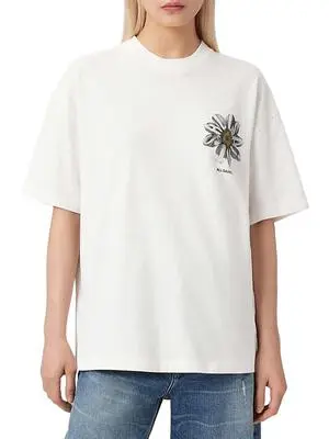 ALLSAINTS Petal Etta Tee - Chalk White
