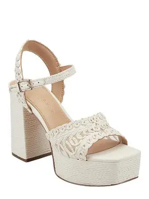 MARC FISHER LTD. Chayse Platform Sandals White