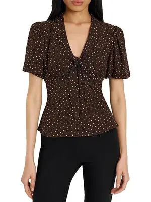 REFORMATION Lainey Top - Colette Dot