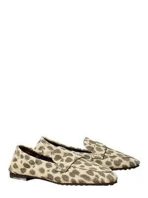 Tory Burch Ballet Loafer Flats Cheetah