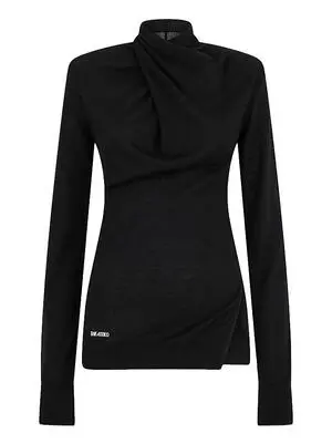 Attico Wool Sweater - Black