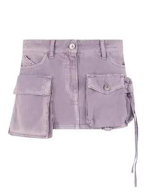 Attico Fay Mini Skirt - Antique Pink