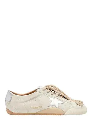 GOLDEN GOOSE True Star Suede Sneakers - Light Grey