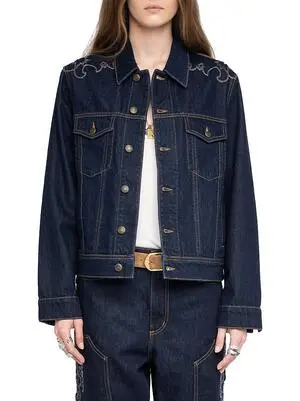 Zadig&Voltaire Bases Denim Jacket - Brut