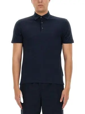Aspesi Cotton Polo - Blue