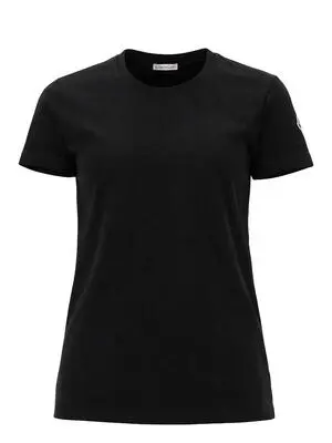 Moncler T-shirt With Logo - Black
