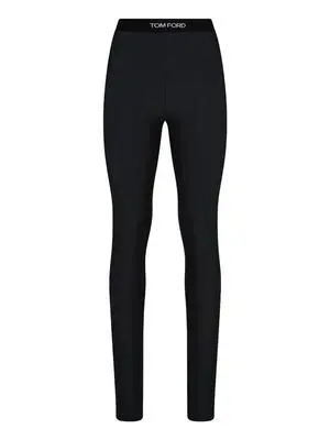 TOM FORD Leggings With Logo - Black