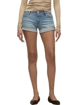 Hudson Jeans Croxley Flap Pocket Denim Short - Snow Drops