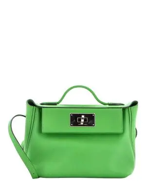 HERMES 24/24 Bag Evercolor With Swift 21 - Vert Yucca