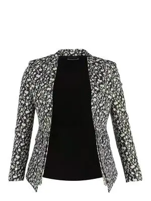 Altuzarra Floral-jacquard Jacket - Black