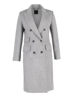Max Mara Double-breasted Coat - Grey