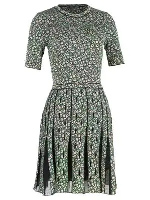 Missoni Patterned Jacquard Knit Dress - Green