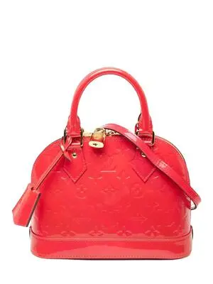LOUIS VUITTON Monogram Vernis Alma Bb Satchel - Pink