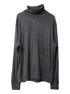 Brunello Cucinelli Turtleneck Silk Sweater - Grey