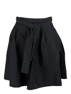 JOSEPH Tie-belt Mini Skirt - Black