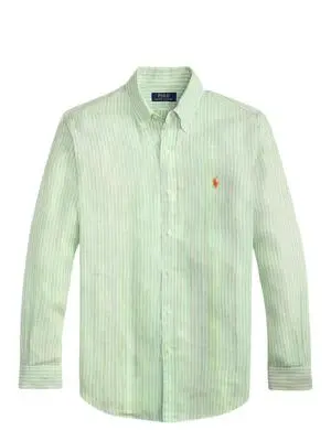 Polo Ralph Lauren Striped Buttoned Shirt - Green