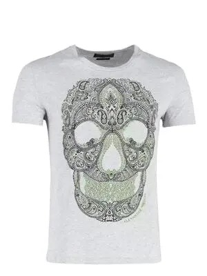 Alexander McQueen Skull Graphic T-shirt - Grey