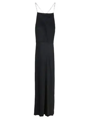 JASON WU Thin Strap Silk Gown - Black