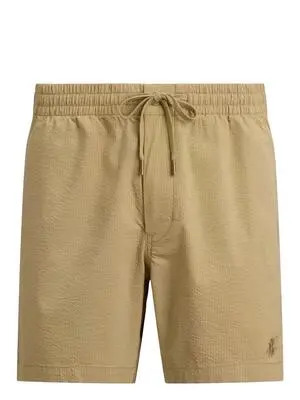 Polo Ralph Lauren Logo-embroidered Drawstring Shorts - Neutrals