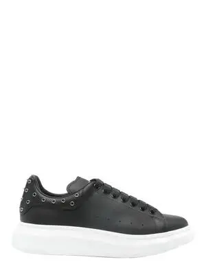 Alexander McQueen Oversized Eyelet-detail Sneakers - Black