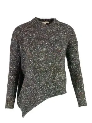 Stella McCartney Asymmetric Crew-neck Jumper - Grey