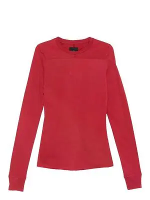 MONCLER + RICK OWENS Girder Knit Long-sleeve T-shirt - Red