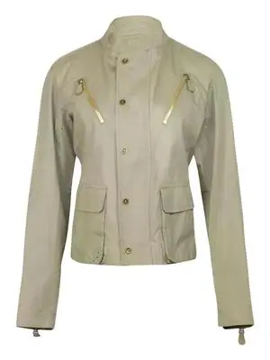 Bottega Veneta Mandarin-collar Cotton Jacket - Neutrals