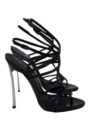 Casadei Blade Strappy Sandals - Black