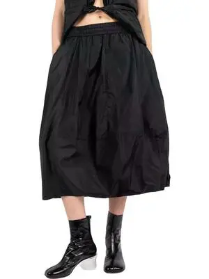 SOCIETE ANONYME Elasticated Midi Skirt - Black