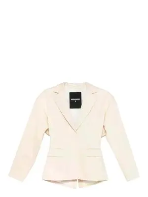 Patrizia Pepe Slim Belted Blazer - Neutrals