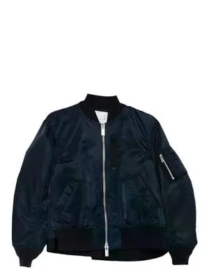 Sacai Zipped Bomber Jacket - Blue