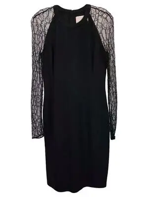 JASON WU Lace Pattern Sheath Dress - Black