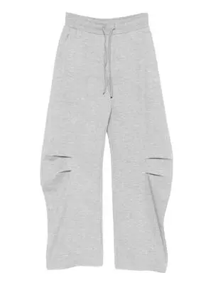 Patrizia Pepe Oversized Fleece Track Pants - Grey